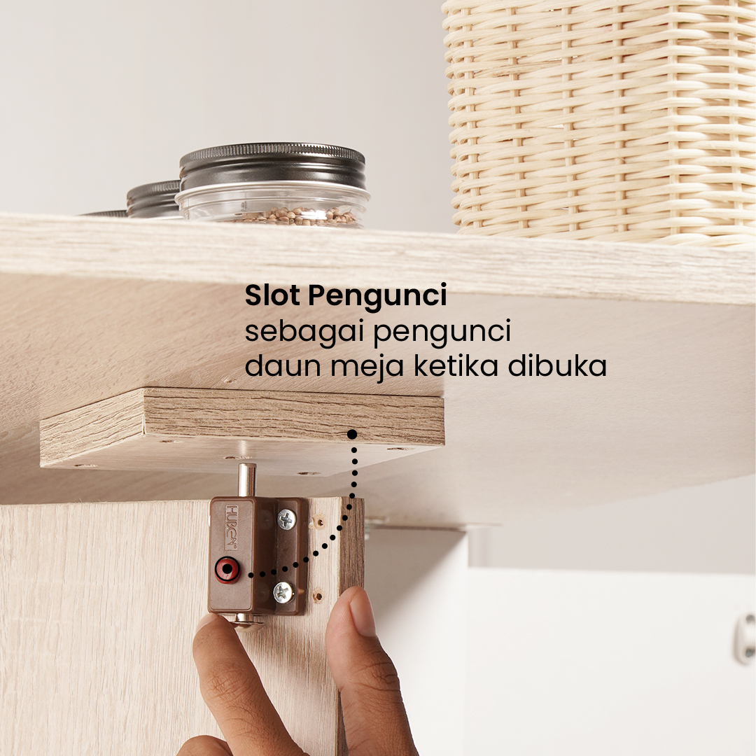 Meja Tulis Lipat - FT Rubik | Olympic Furniture